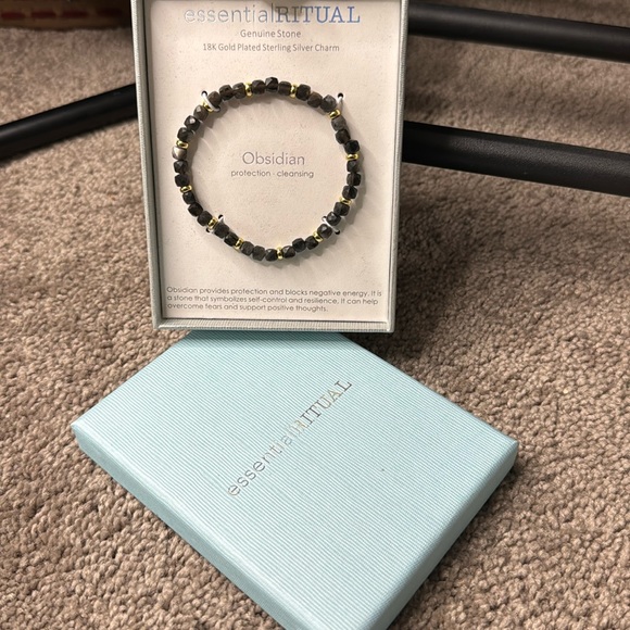 essential ritual | Jewelry | Essential Ritual Obsidian Gemstone ...
